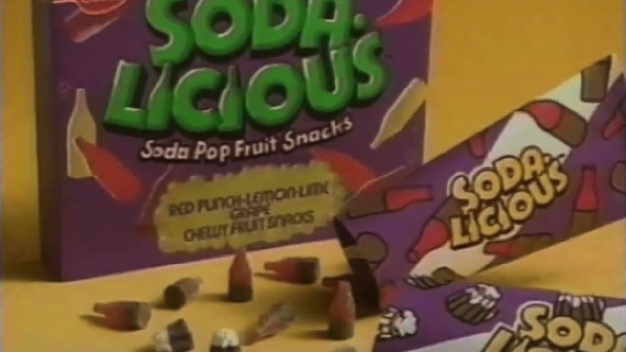1993 Betty Crocker Soda-Licious Fruit Snacks Commercial