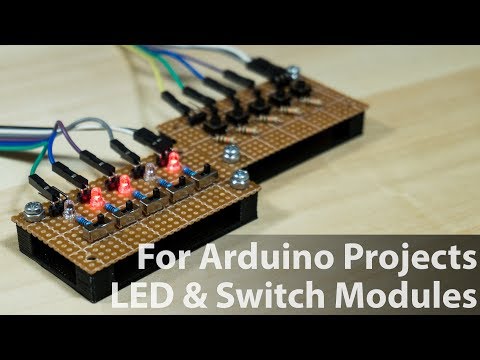 Free 3D file LED and Switch Modules for Prototyping Arduino Projects ...