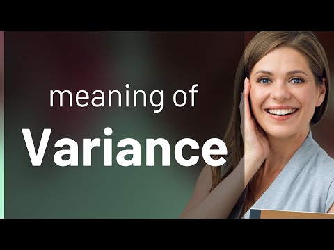 Unraveling "Variance": A Simple Guide for English Learners