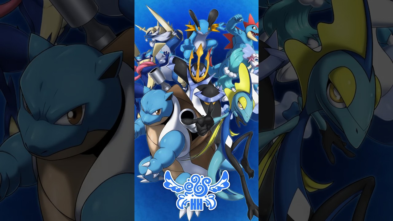 Ranking All The Final WATER Starters From WORST To BEST #starterpokemon #pokemon #waterstarters