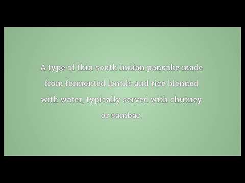 Dosa Meaning