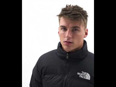 THE NORTH FACE Shiny 1996 Retro Nuptse Puffer Jacket Black Men | FootAsylum
