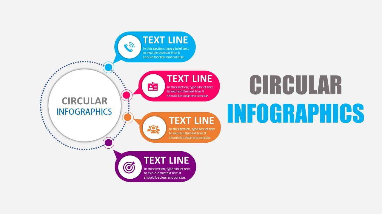 CREATE CIRCULAR INFOGRAPHICS IN POWERPOINT