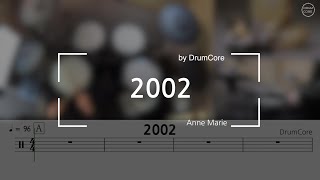 Anne Marie - 2002 by DrumCore 樂譜