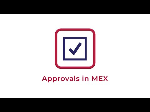 Approvals in MEX