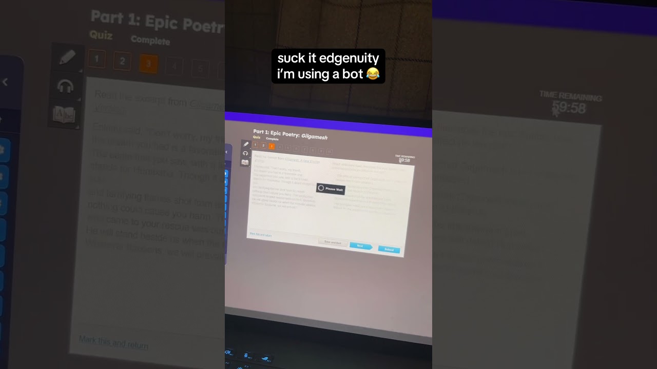 edgenuity is too easy lmaooo