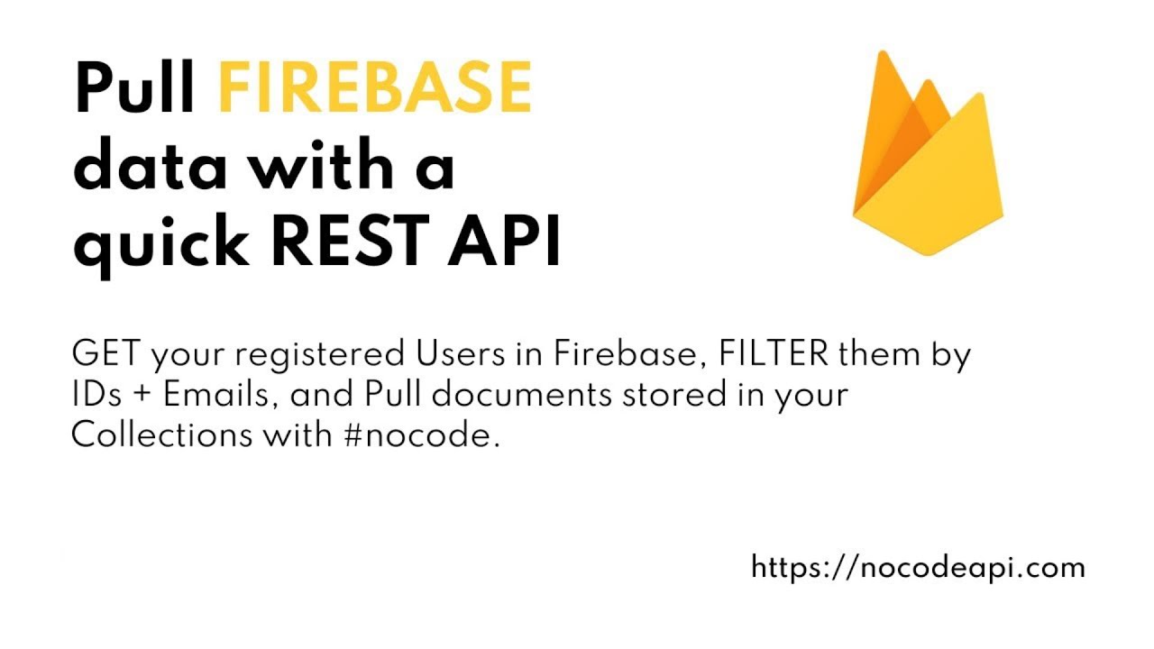 Pull Firebase data with a quick REST API