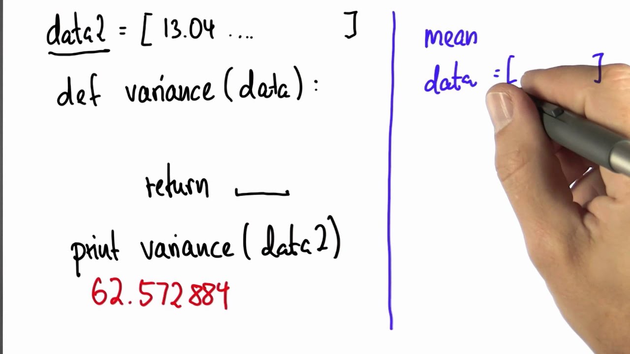 Variance - Intro to Statistics