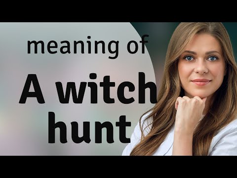 Understanding the Phrase "A Witch Hunt": An English Language Guide