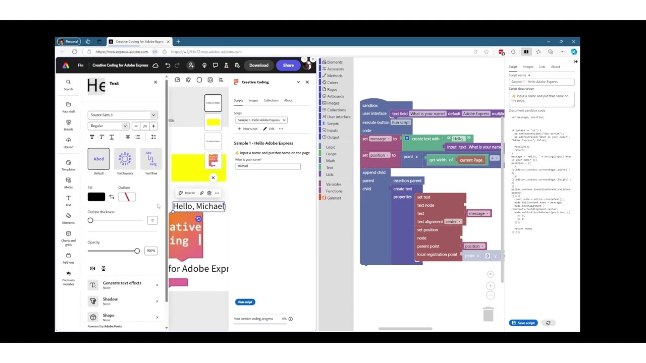 Creative Coding Demo