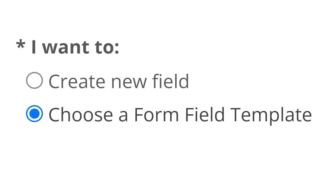 Using Form Field Templates | Pipeline App