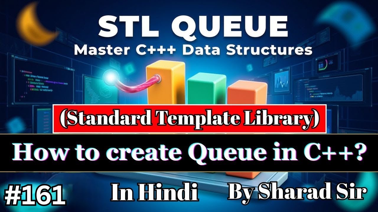 #161STL Queue in C++ (Data Structure) | How to create Queue in C++? | Tpoint Tech