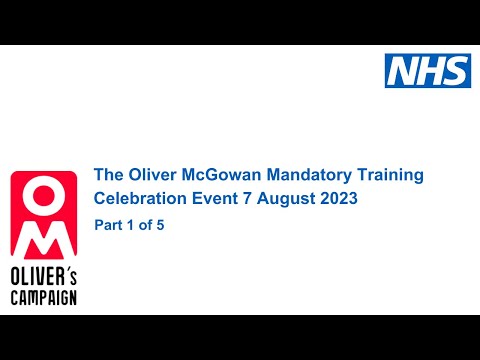 Part 1 of 5 - The Oliver McGowan Mandatory Training Celebration Event 7th August