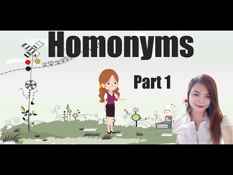 Homonyms Part 1