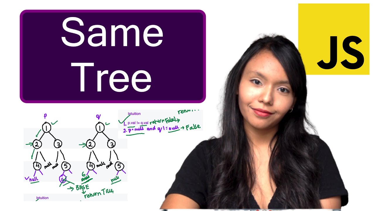 Same Tree Leetcode Javascript | 100 Same Tree Leetcode