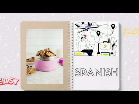 Learn with illustration: Say things in Spanish.Helps for exam too (Snack)#skilljoy