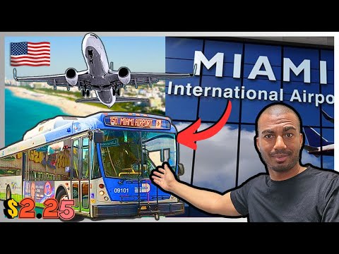 $2.25 🚍 Bus Miami Beach to Miami International Airport (MIA)