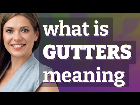 Gutters | meaning of Gutters