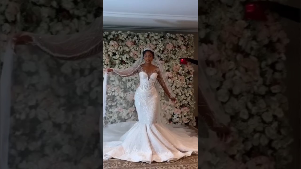 Top 20 wedding gowns made by Veekee James.watch full video 👇. @vivspill247 #weddinggowns