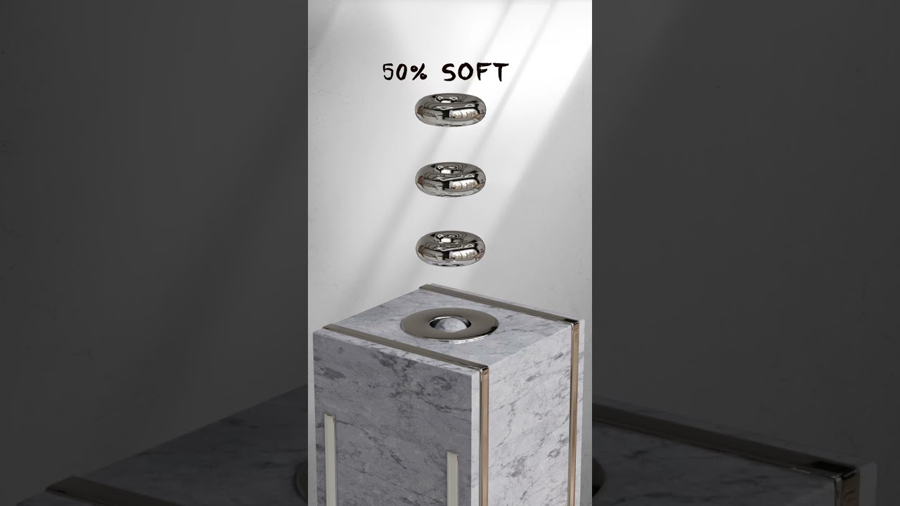 0% vs 100% Torus Soft Body 3D Simulation