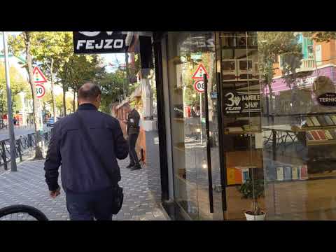 Tirana Albania Ring Center shopping mall street scene