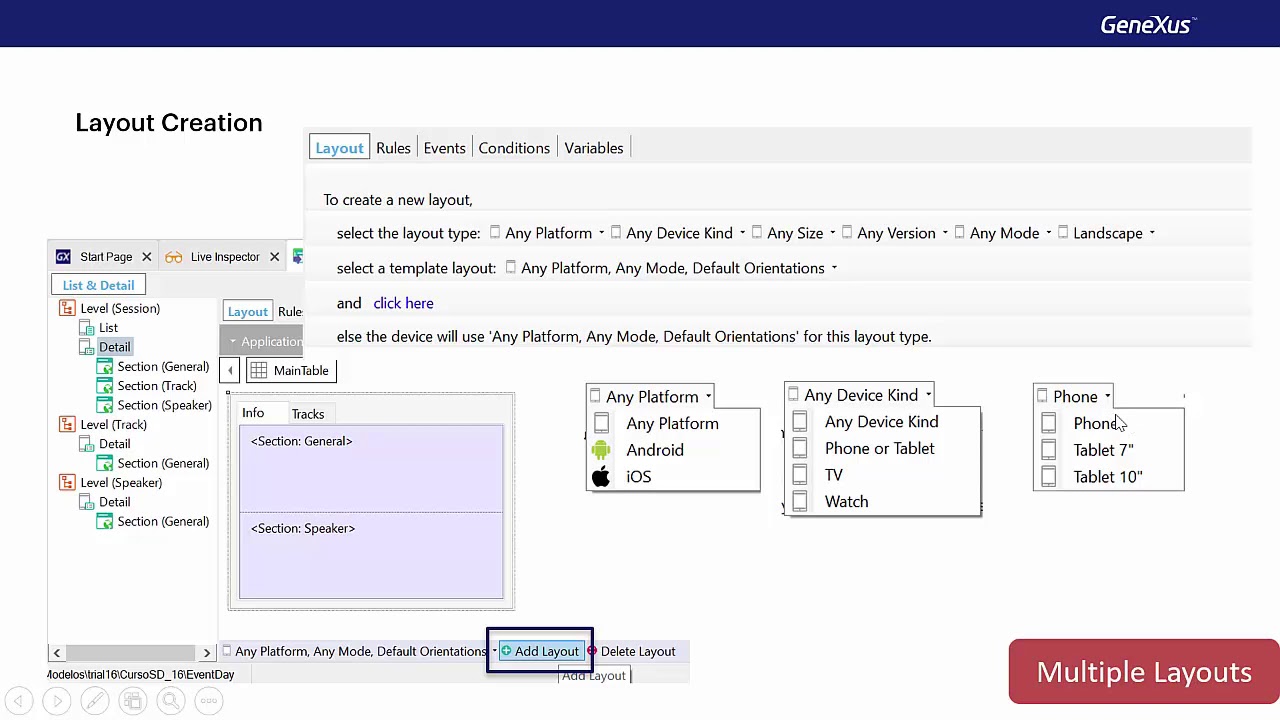 Multiple Layouts per object