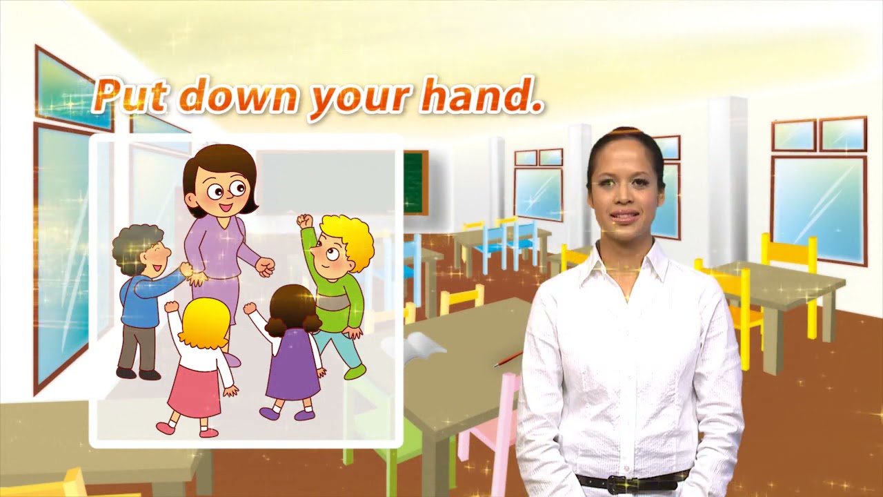 句子活用：Put down your hand. | 英語文 | 均一教育平台