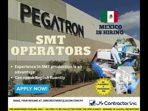 Join Our Team: SMT Operator Wanted at JS Contractor Inc.!