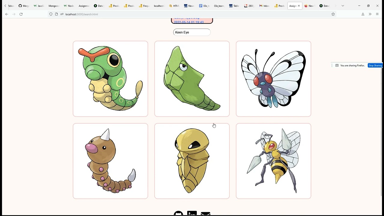 PokeAPI: Web Dev 2: Assignment 2