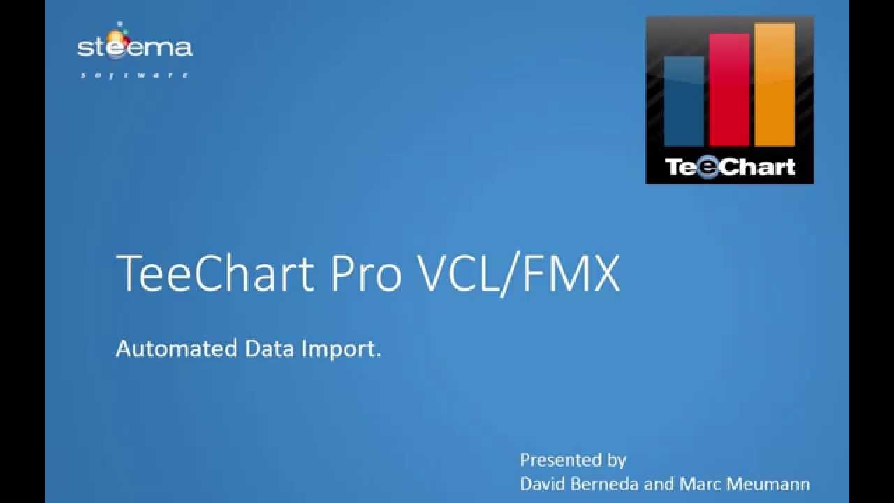 TeeChart VCL/FMX Charting Components - Automated Data Import