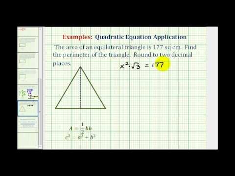 Perimeter Formula Of Equilateral Triangle