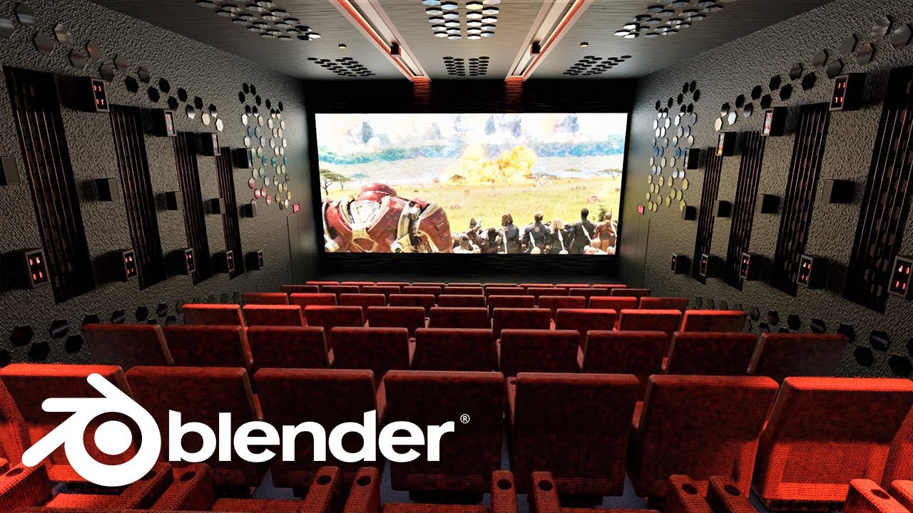 [Part 1] Theater IN Blender Beginner Tutorial #blender #3dtutorial #blendertutorial
