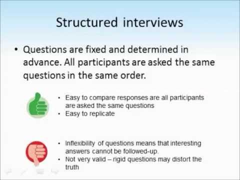 Self report – interviews and questionnaires – Psypal