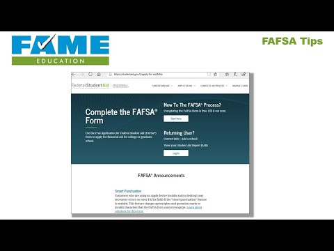 2021 22 FAFSA Demo