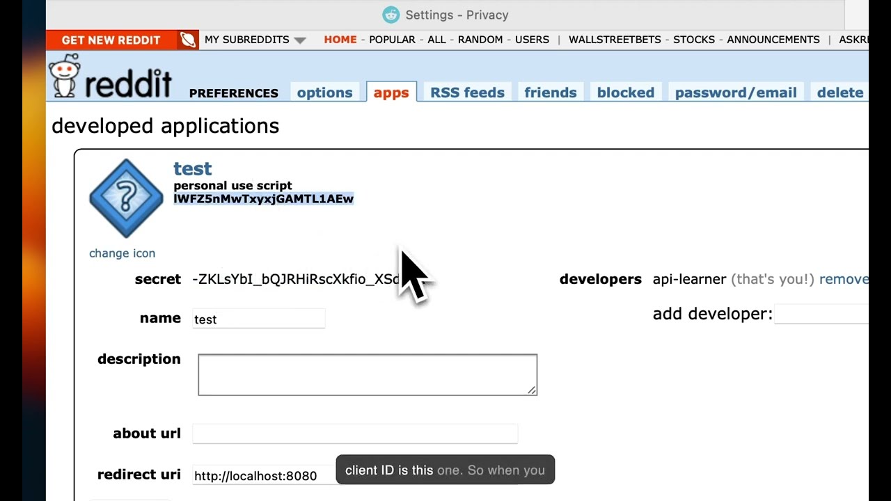 Reddit API Tutorial: How to Get Your API Keys in 2024 | Beginner's Guide