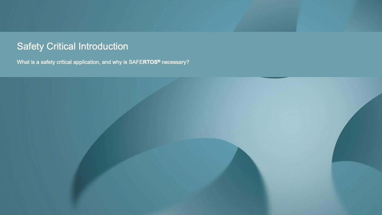 An Introduction to Safety Critical Software