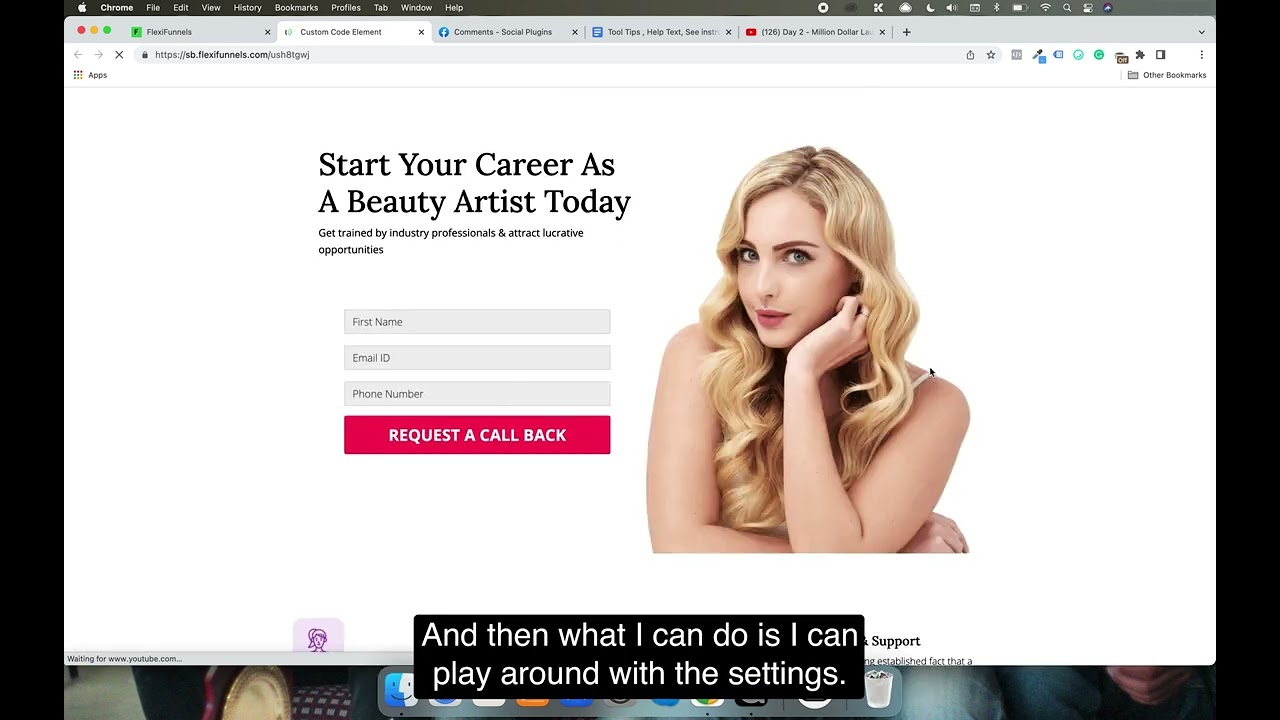 Custom Code Element | FlexiFunnels