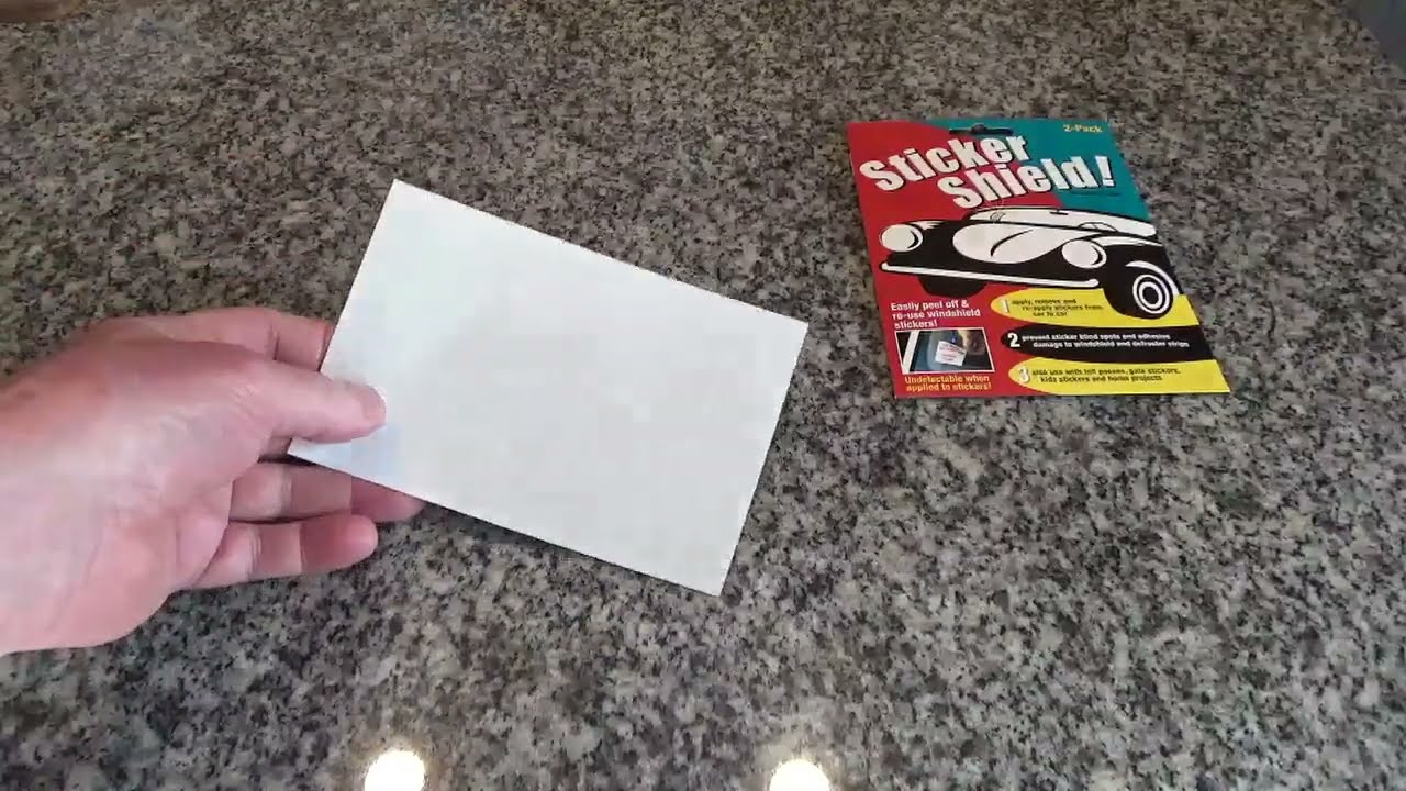 Removable Windshield Sticker - Sticker Shield