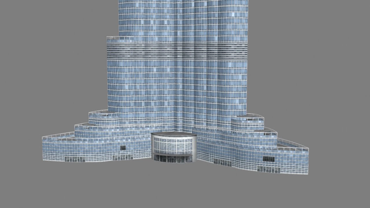Dubai Burj Khalifa 3D Model Texture