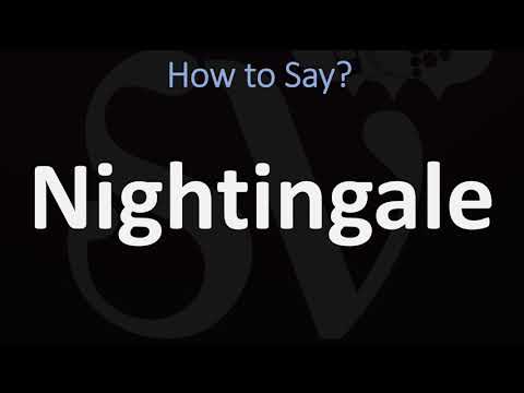 How to Pronounce Nightingale? (CORRECTLY)
