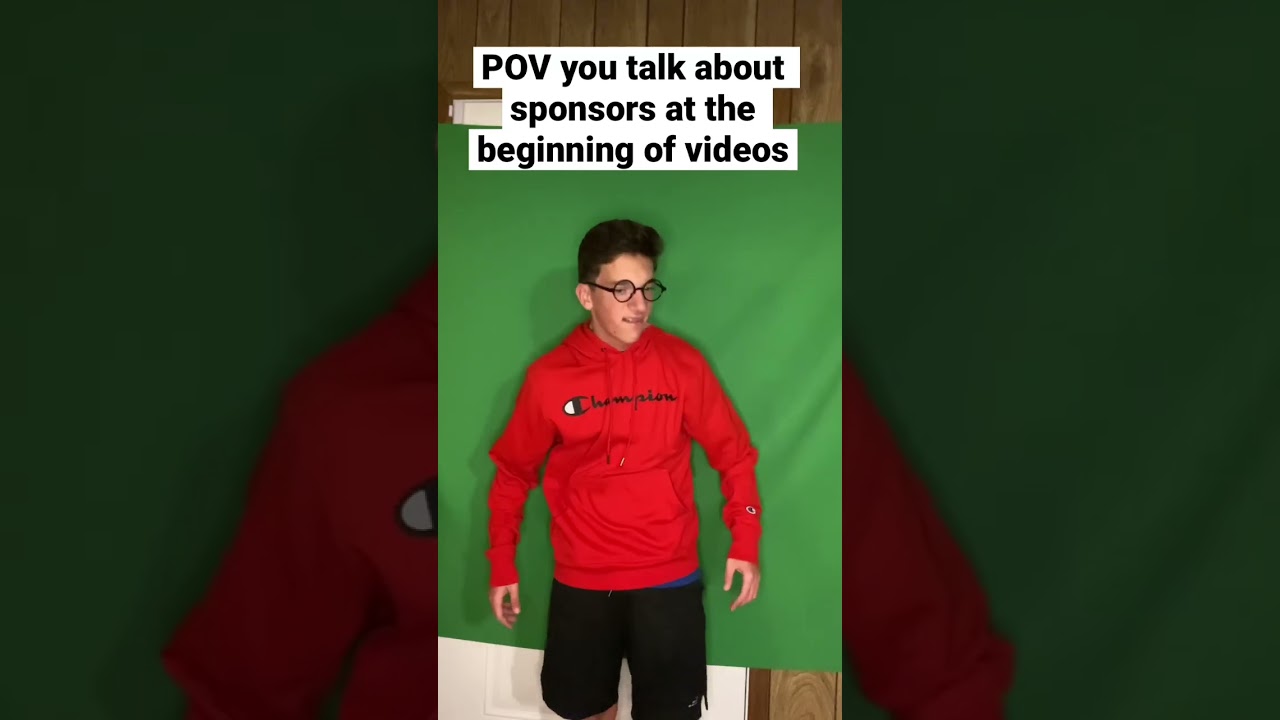 POV you talk about sponsors at the end of videos #humor #viral #comedy #shorts