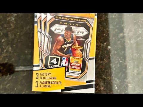 2020-21 Panini PRIZM NBA 🏀 Basketball Hanger Box 📦 Trading Cards 3 packs 12 cards Silver Splash!🔥
