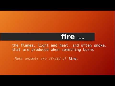 fire , Meaning of fire , Definition of fire , Pronunciation of fire