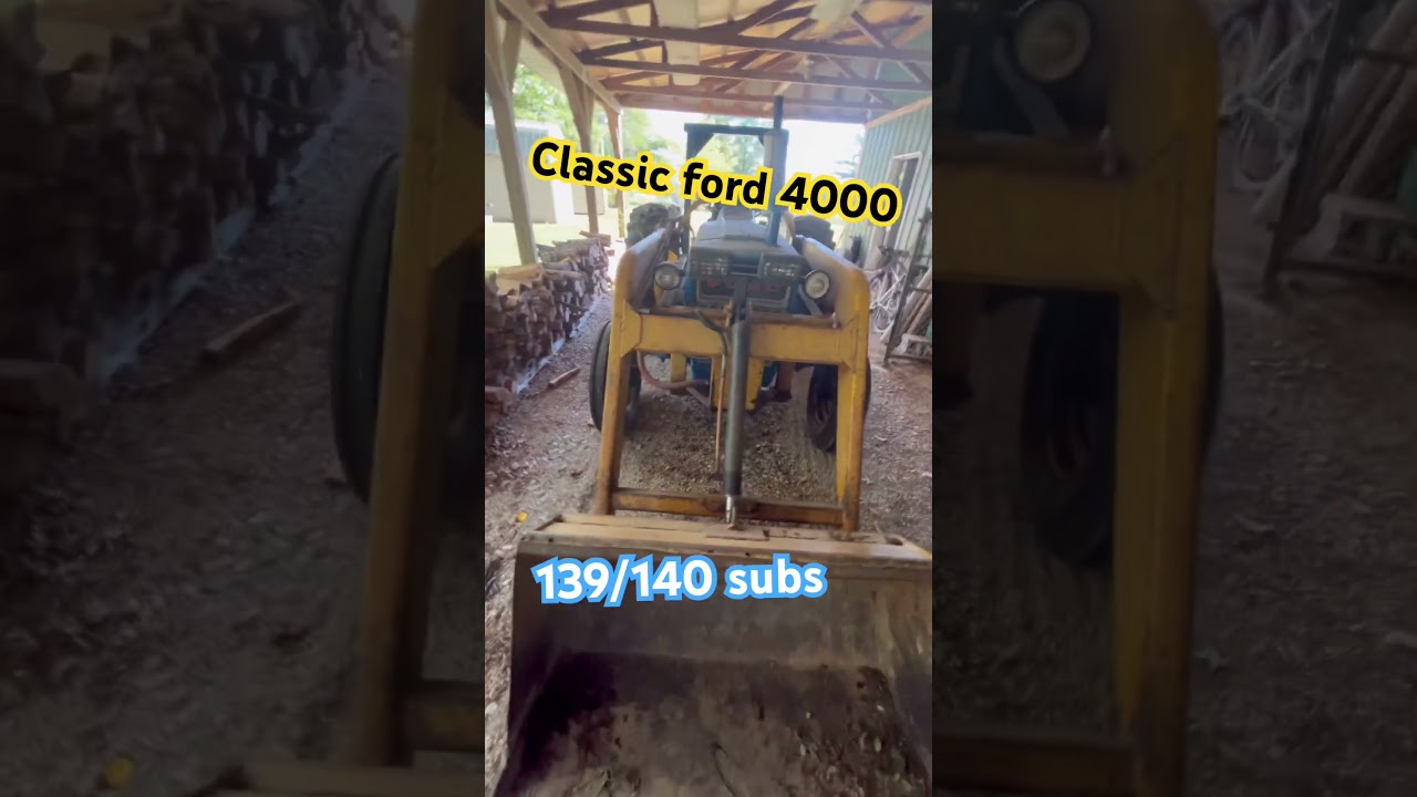 Classic ford 4000 and freeman 4000 loader!