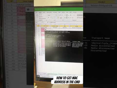 How to get a MAC address in the cmd command #cmd #mac #macaddress #wifi