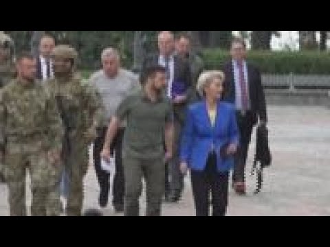 Von der Leyen meets Zelenskyy in Kyiv