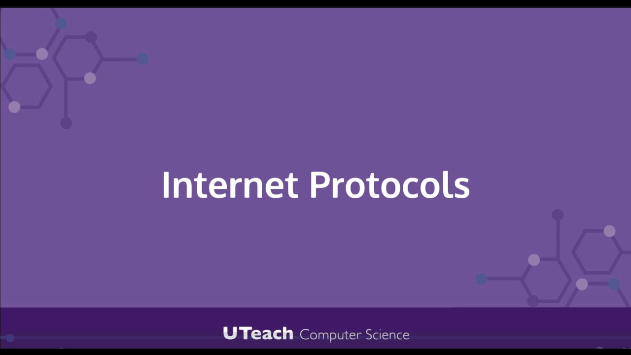 Quick Bit: Internet Protocols