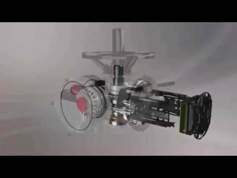 Rotork IQ3 Electric Actuator Inner Workings