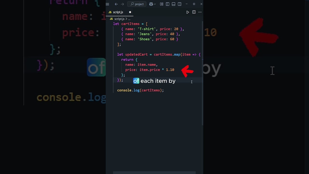Quick JavaScript map() Tutorial 🚀#javascript
