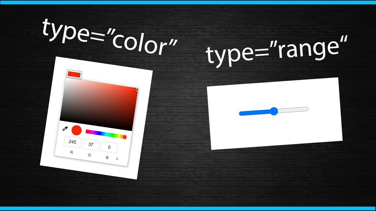All 22 Input Types Explained (HTML)